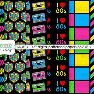 Totally 80s Theme LARGE Birthday Party Package | Neon Green Pink Blue ...