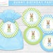 Bunny Rabbit Boy Theme SMALL Birthday Party Package Blue & - Etsy