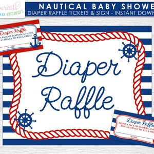 Nautical Theme LARGE Baby Shower Party Package | Blue & Red | Ahoy ...