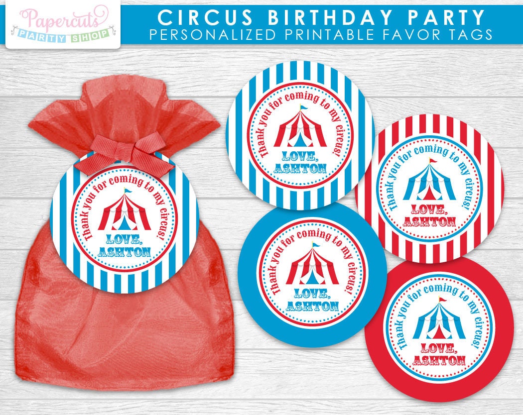 Circus / Carnival Theme LARGE Birthday Party Package Blue & | Etsy