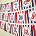 All Star Sports Theme Happy Birthday Party Banner Red & Blue - Etsy