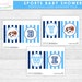 All Star Sports Theme Baby Shower Banner Blue Personalized - Etsy
