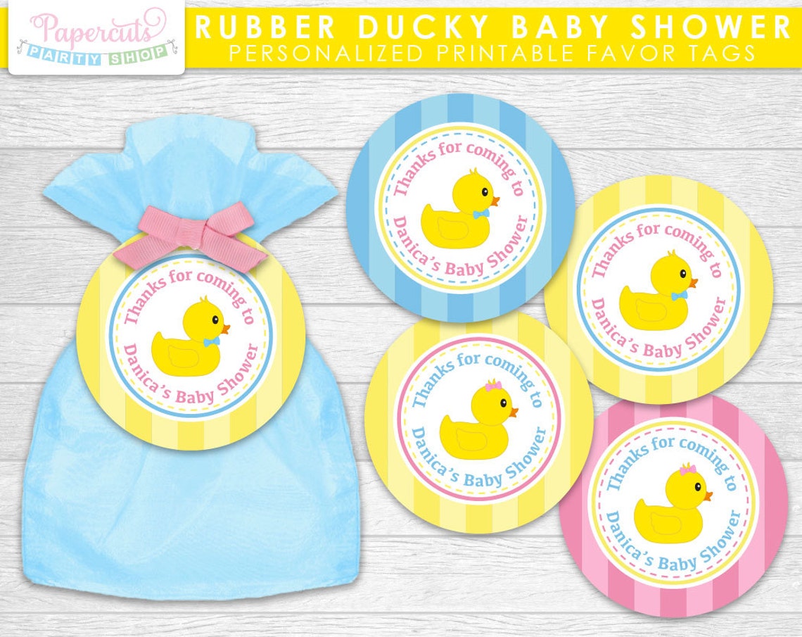 Rubber Ducky Theme LARGE Party Package Waddle It Be Gender | Etsy