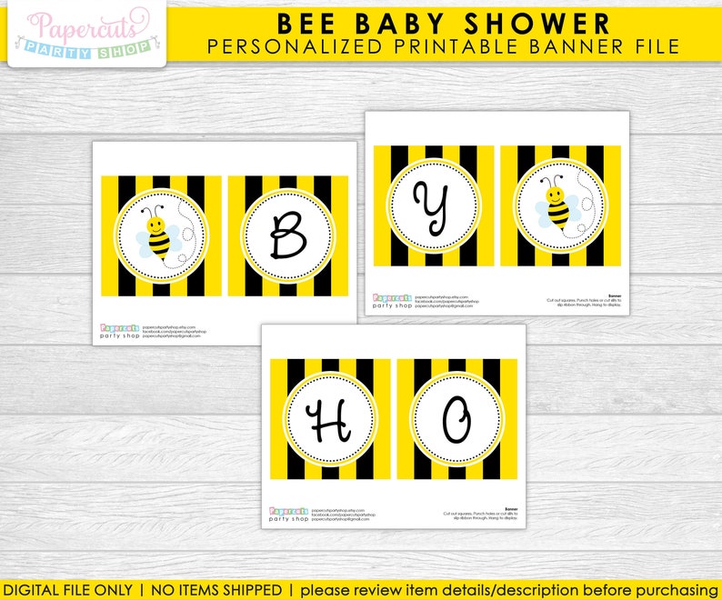 Busy Honey Bumble Bee / What Will it BEE Theme Baby Shower | Etsy