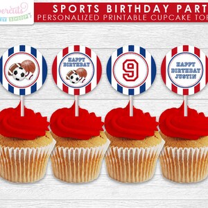 All Star Sports Theme LARGE Birthday Party Package | Red & Blue ...