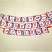 All Star Sports Theme Happy Birthday Party Banner Red & Blue - Etsy
