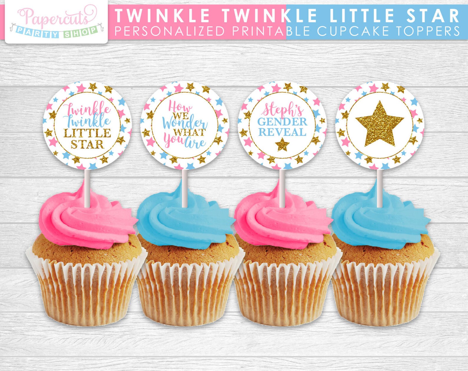 Twinkle Twinkle Little Star Large Party Package Pink Blue - Etsy