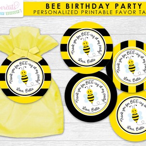 Busy Honey Bumble Bee Theme SMALL Birthday Party Package | Black ...
