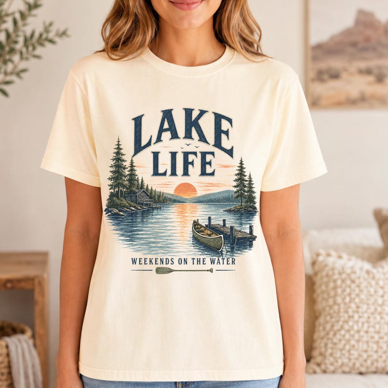 Lake Life Shirt, Weekends on the Water Shirt, Vintage Lake Shirt, Cabin ...