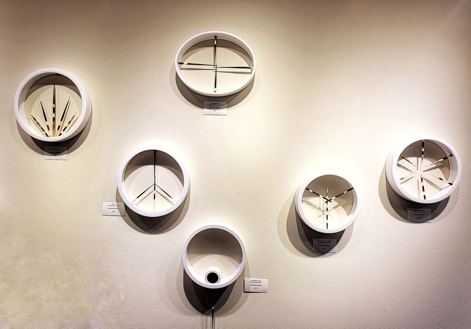 Wagon Wheel -- Porcelain Wall Ring With 8 African Porcupine Quills - Etsy
