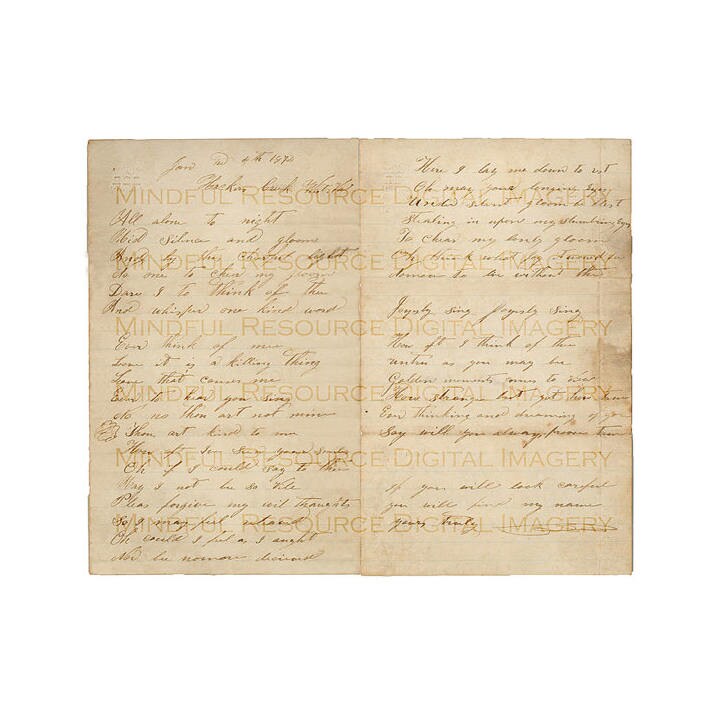 Love Letter Printable Victorian Era Vintage Ink - Etsy Israel