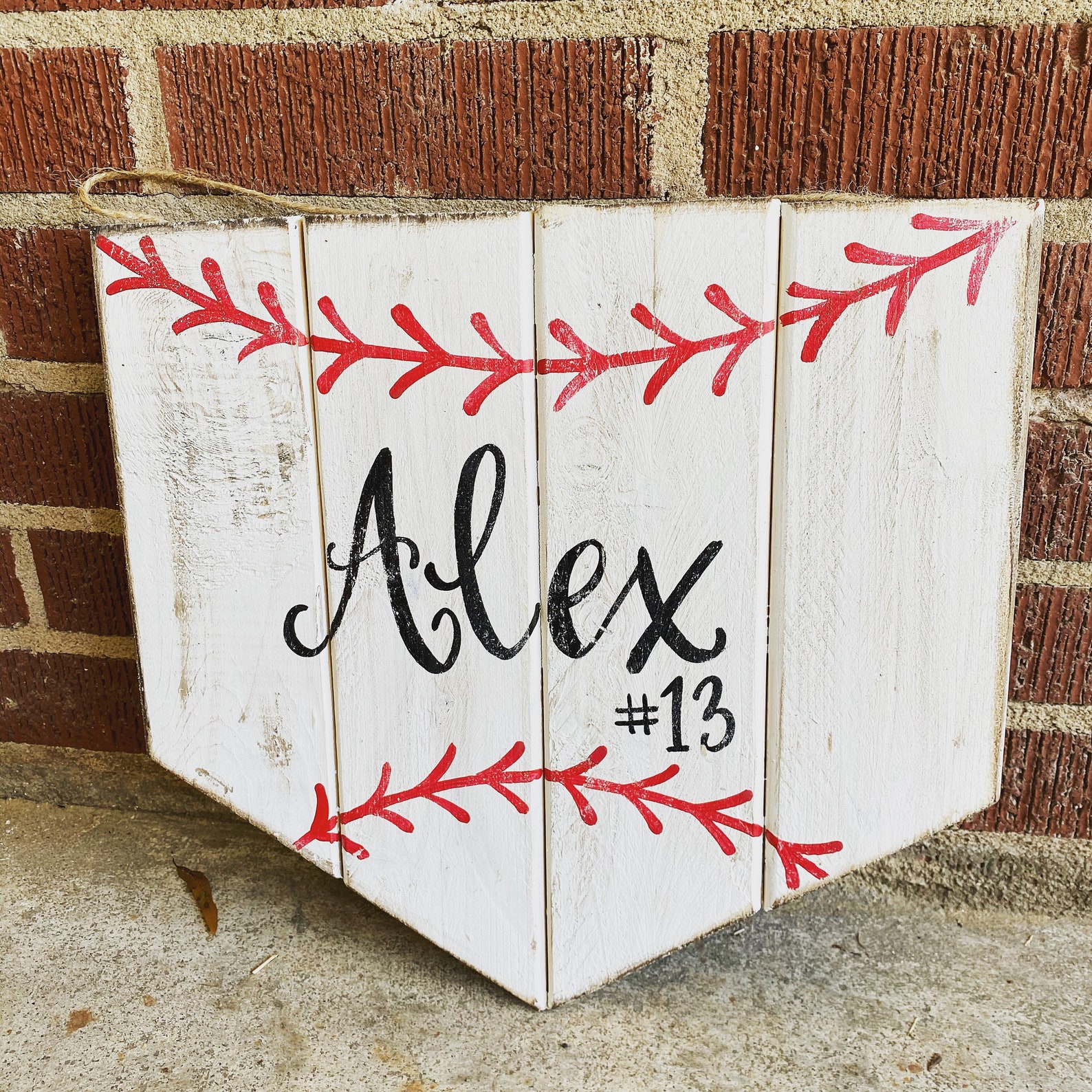 Baseball Sign Home Plate Sign Baseball Name Sign - Etsy