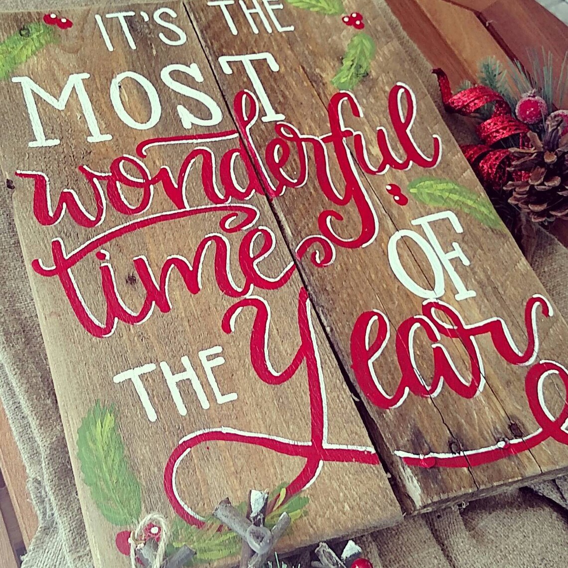 Christmas wood sign Christmas sign wood signs sayings wood | Etsy