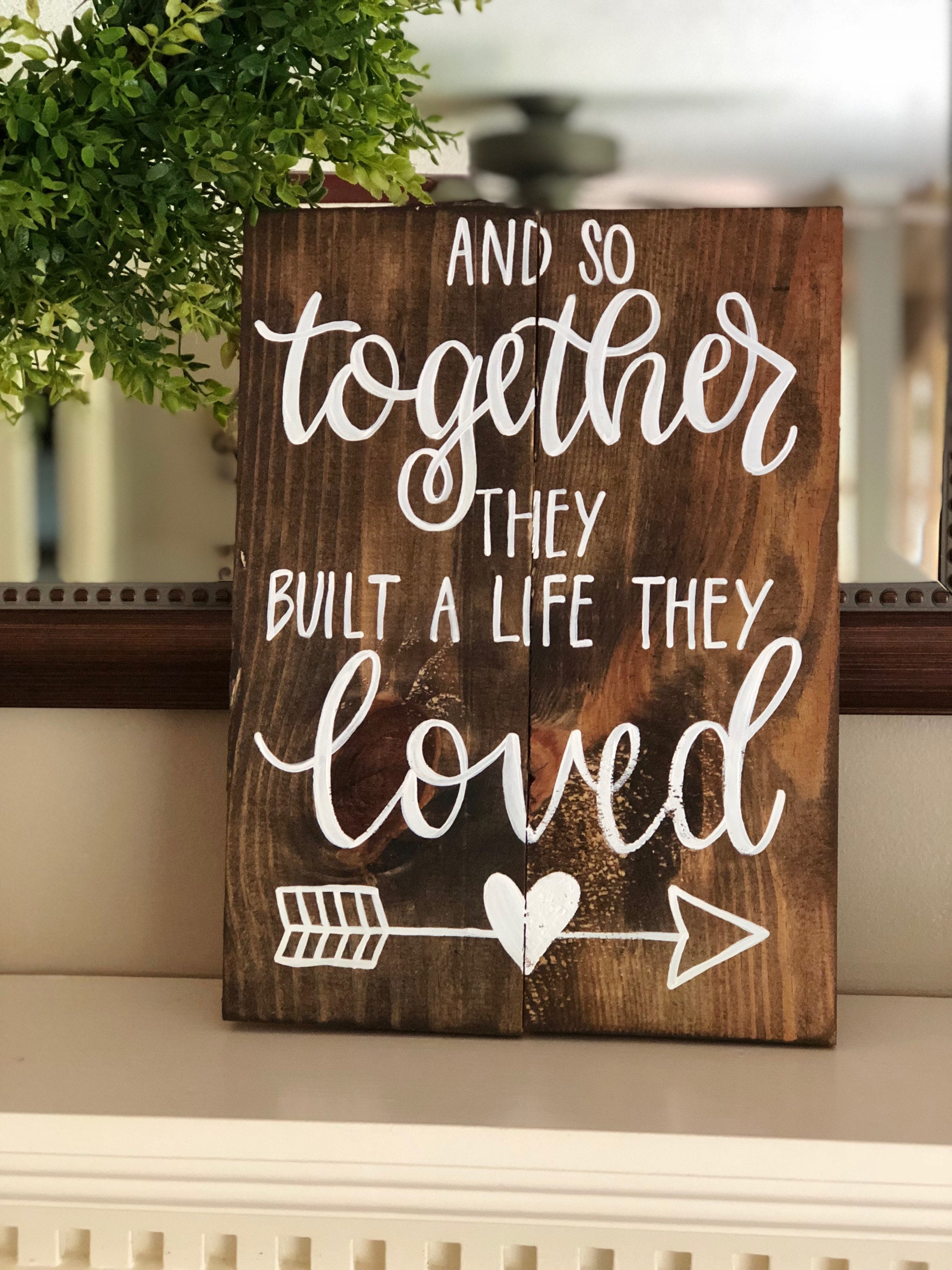 Love wood sign wood signs wood signs sayings wedding signs | Etsy
