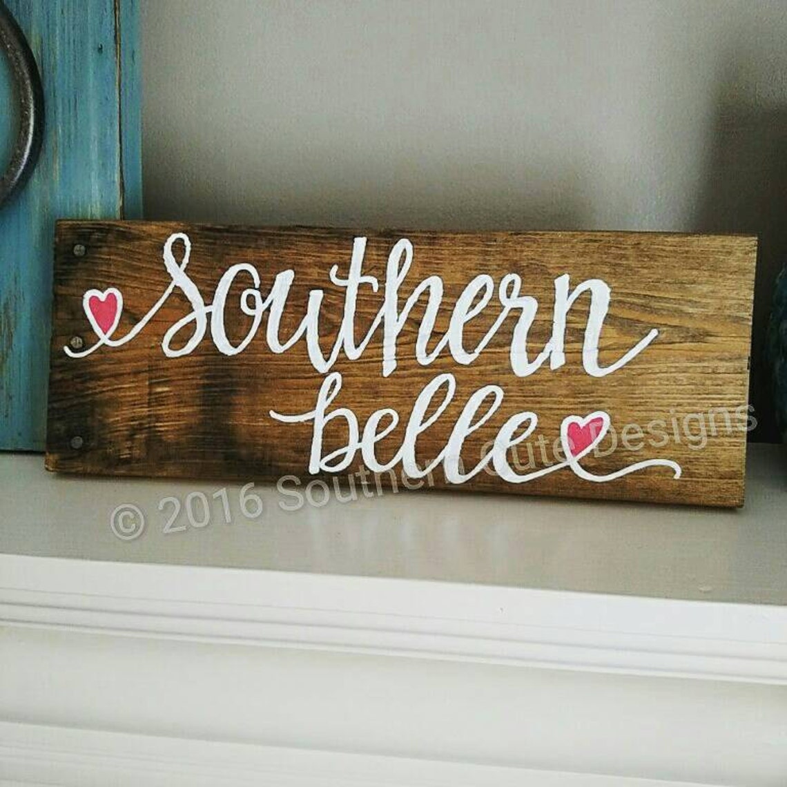 Southern Belle Sign Wood Signs Southern Signs Southern - Etsy