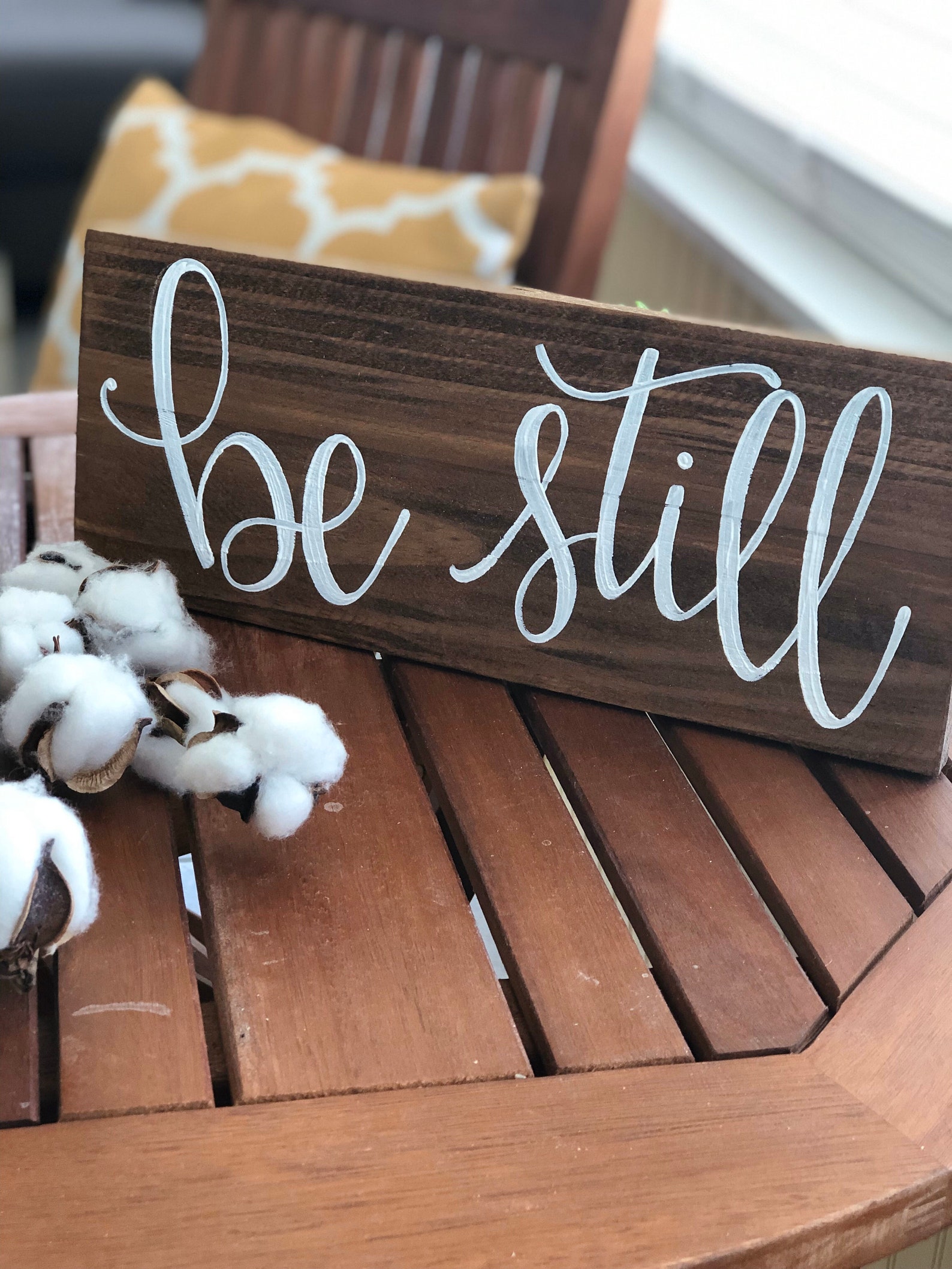 Be Still and Know Sign Be Still Sign Wood Signs Sayings | Etsy