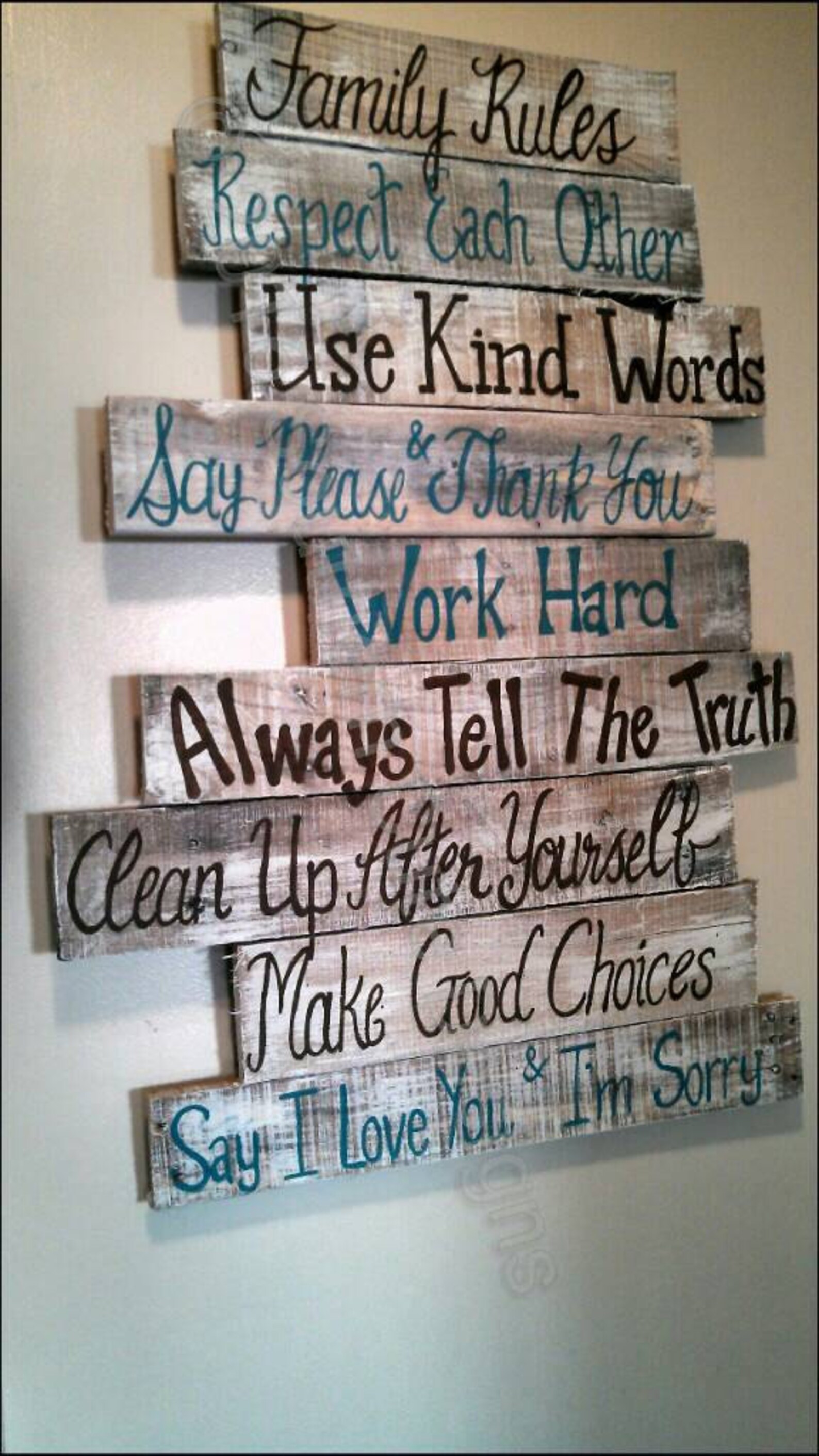 House Rules Sign Family Rules Sign Wood Signs Wood Signs - Etsy