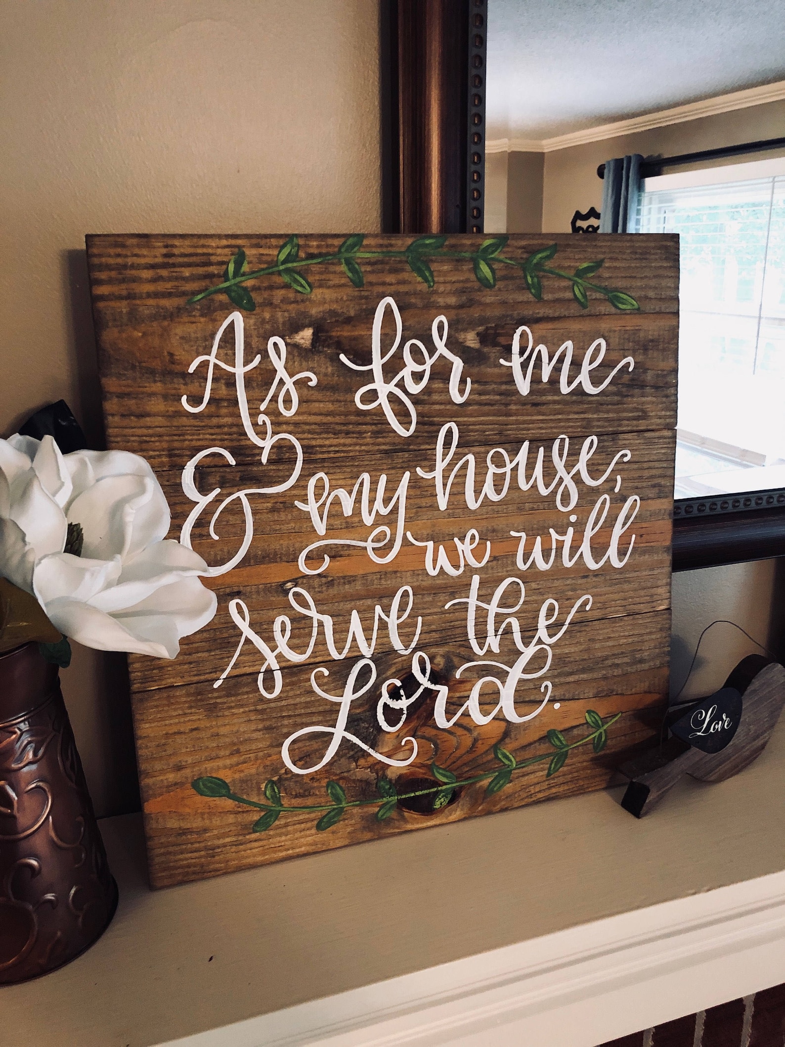 As for Me and My House Sign Wood Signs Wood Signs Sayings | Etsy