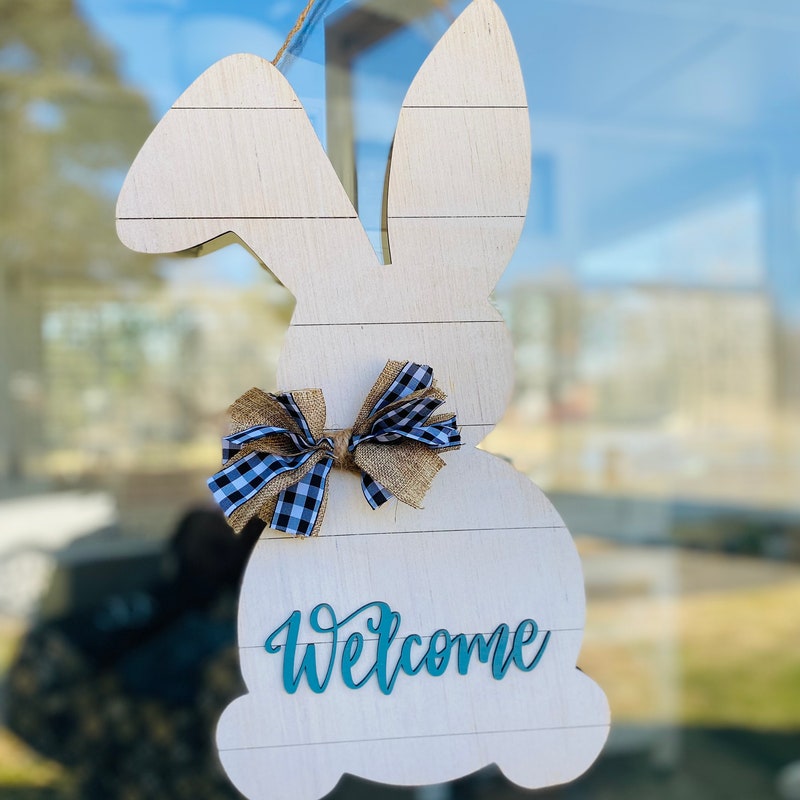 Bunny Door Hanger - Etsy
