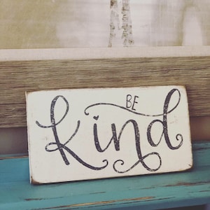 Be Kind Sign, Be Kind Wood Sign, Wood Signs, Wood Signs Sayings ...