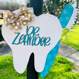 Dentist Office Door Sign Dentist Sign Tooth Door Sign - Etsy