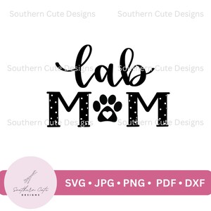 Lab Mom SVG, Dog File, Labrador File, Dog Life Dog Lovers Gift Idea ...
