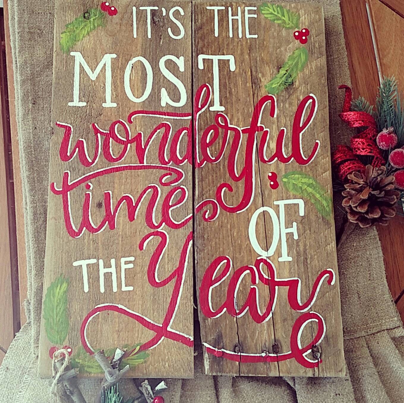 Christmas Wood Sign Christmas Sign Wood Signs Sayings Wood Etsy
