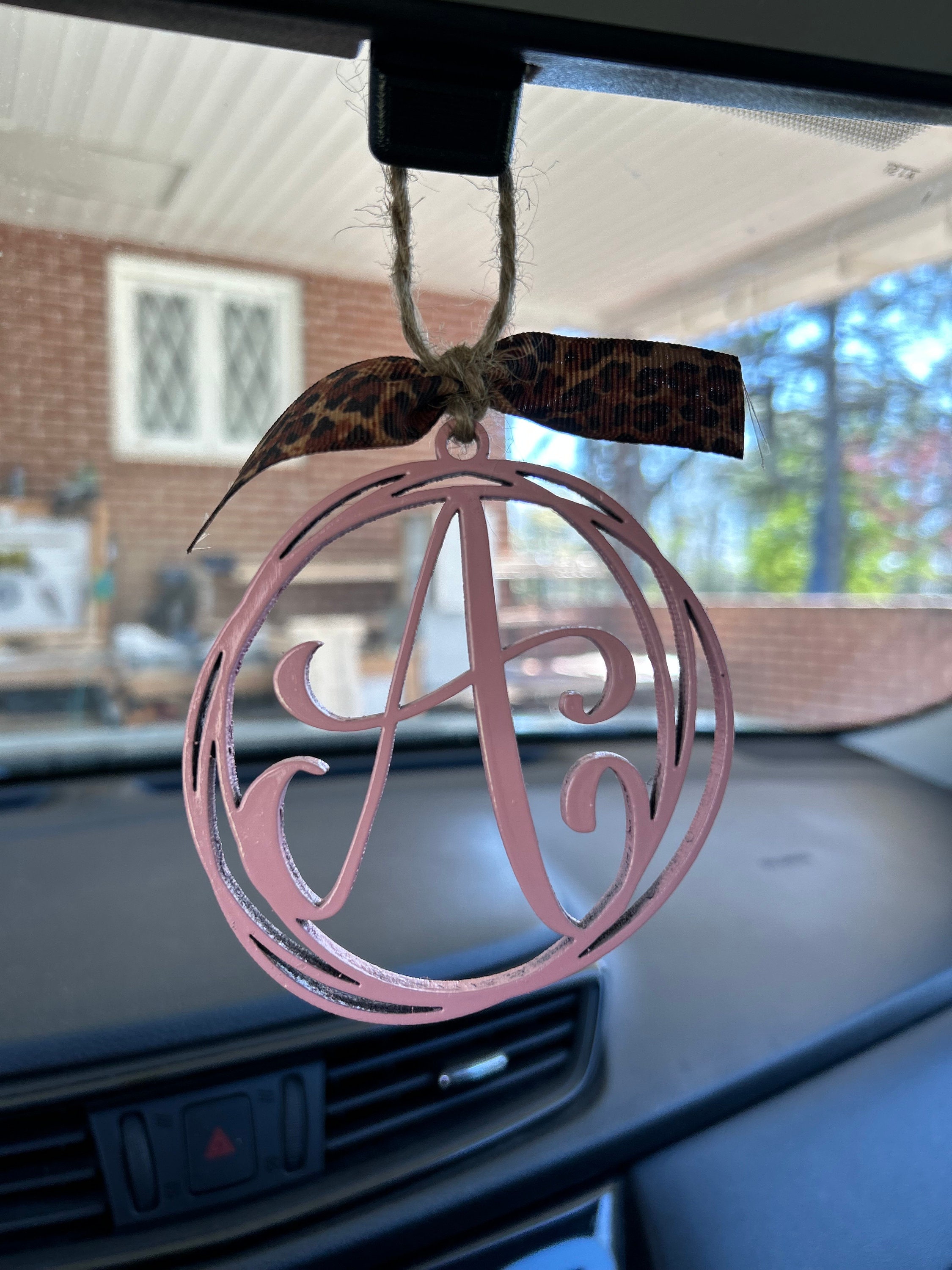 Rear view mirror monogram store