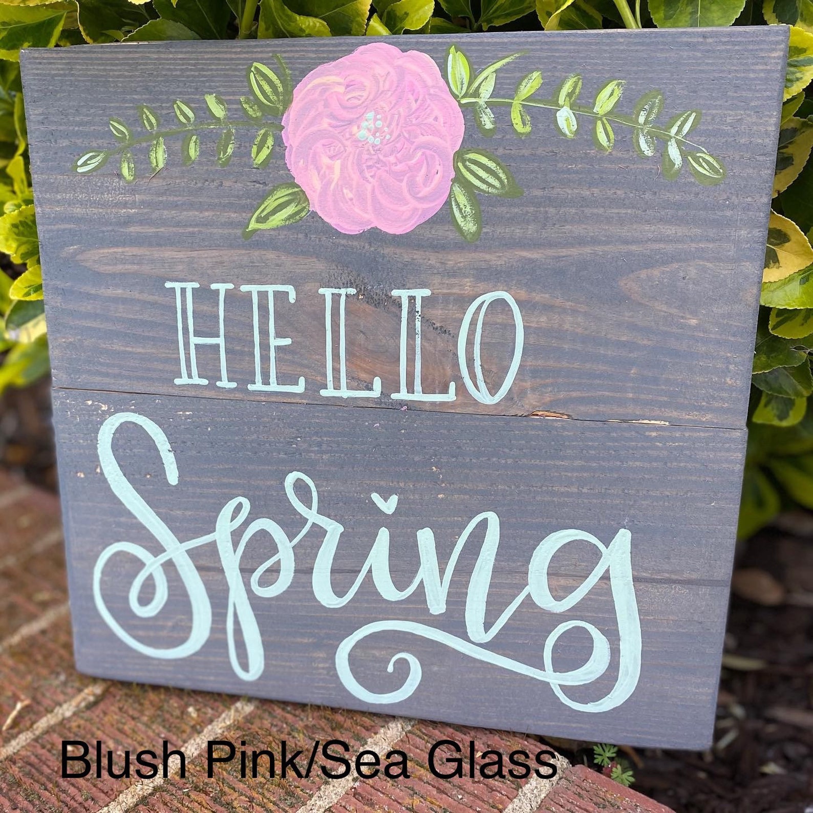 Hello Spring Sign Spring Decor Spring Sign Wood Signs - Etsy