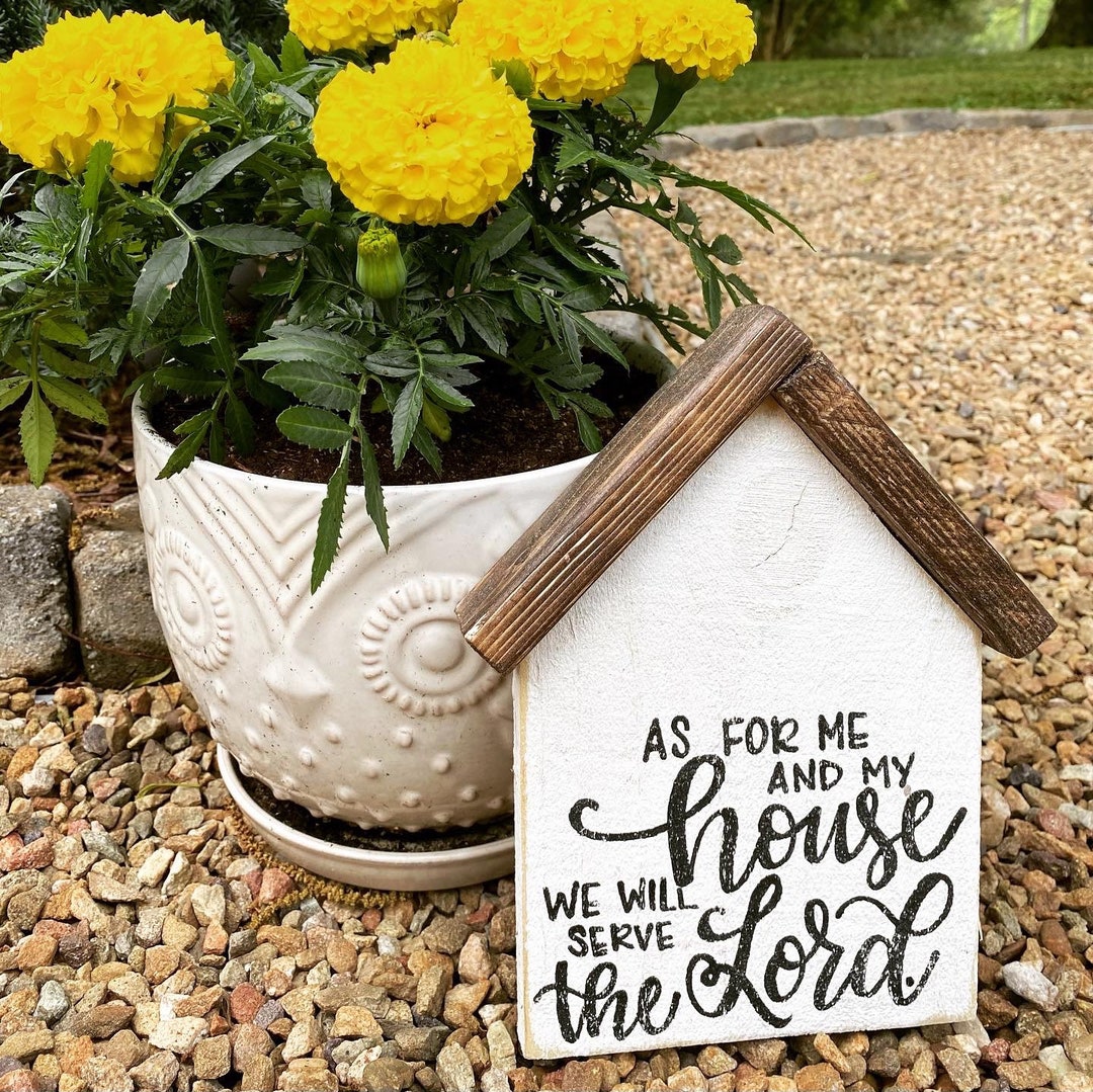 Handmade Wood House Sign: Rustic Farmhouse Tiered Tray Decor - Etsy