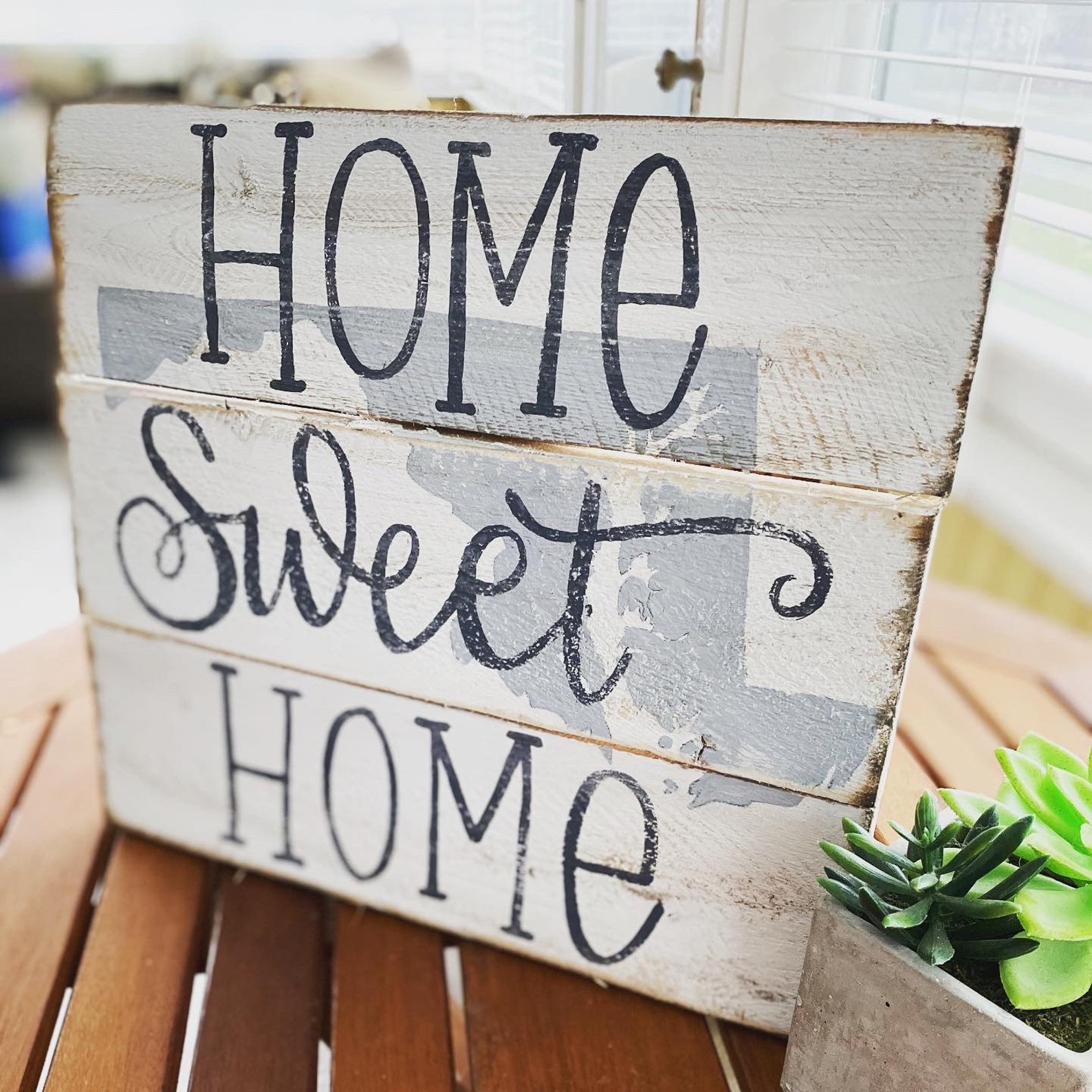 Home Sweet Home State Sign Home State Sign Wood Signs Wood - Etsy