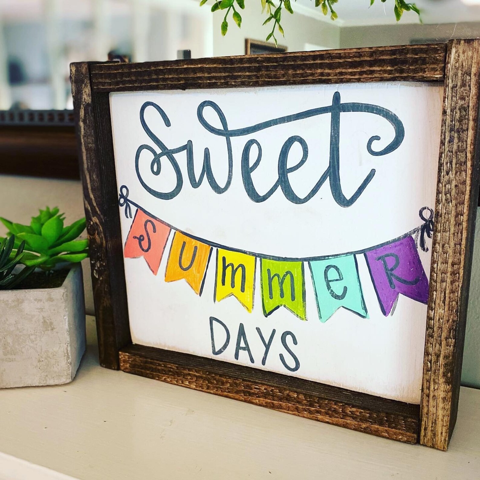 Sweet Summer Days Sign Summer Sign Summertime Sign Summer - Etsy