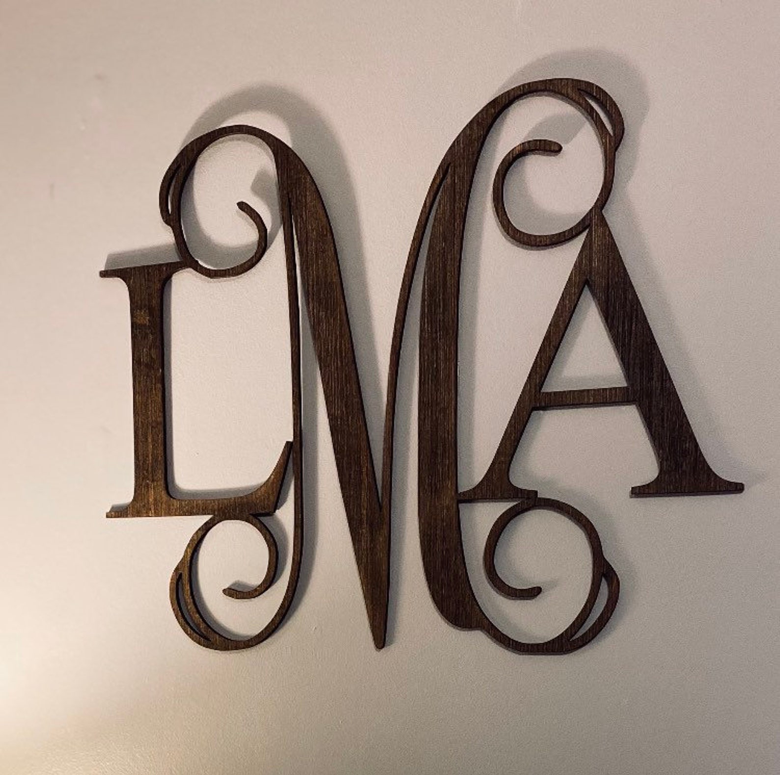 Couples Monogram Mixed Font Monogram Husband Wife Monogram | Etsy