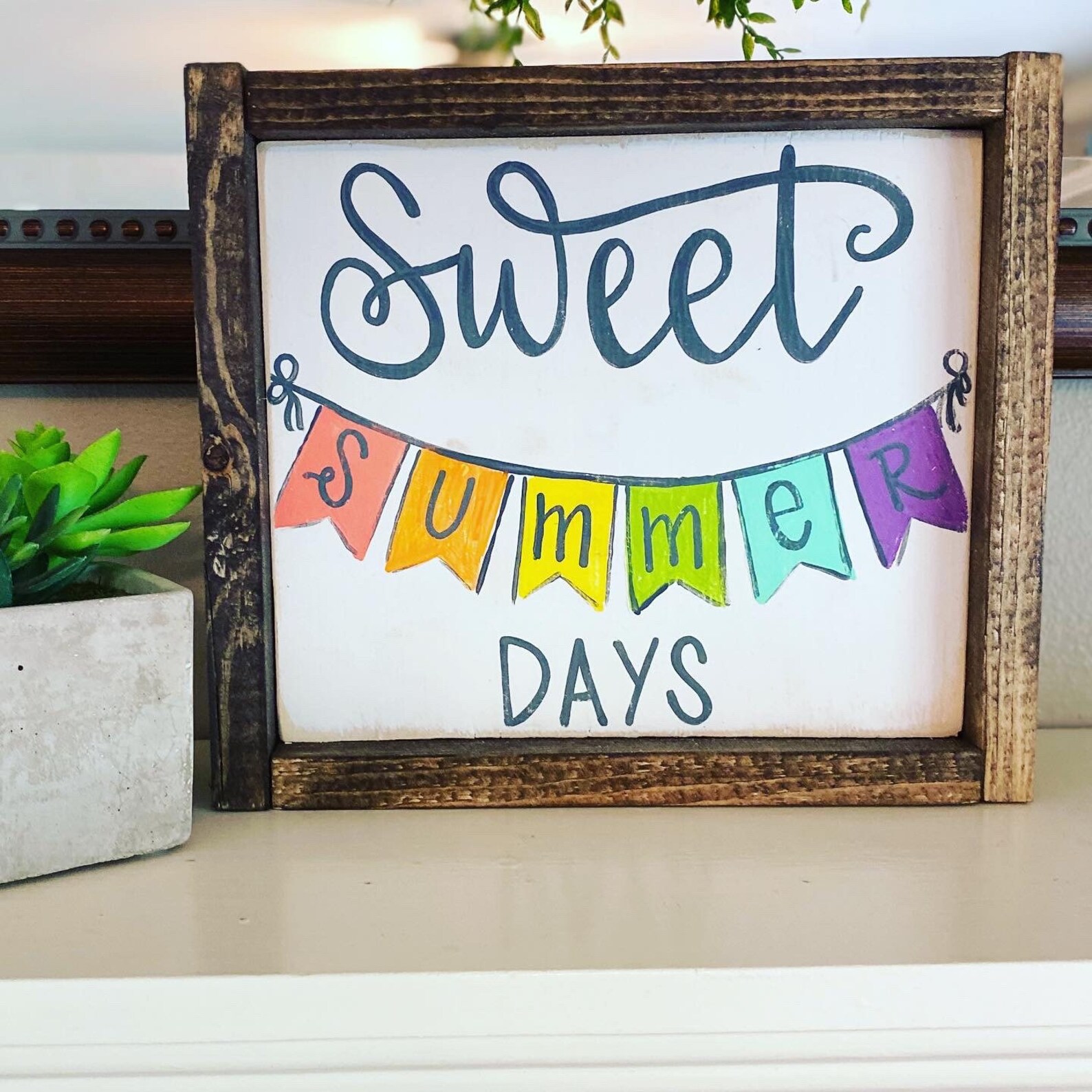 Sweet Summer Days Sign Summer Sign Summertime Sign Summer - Etsy