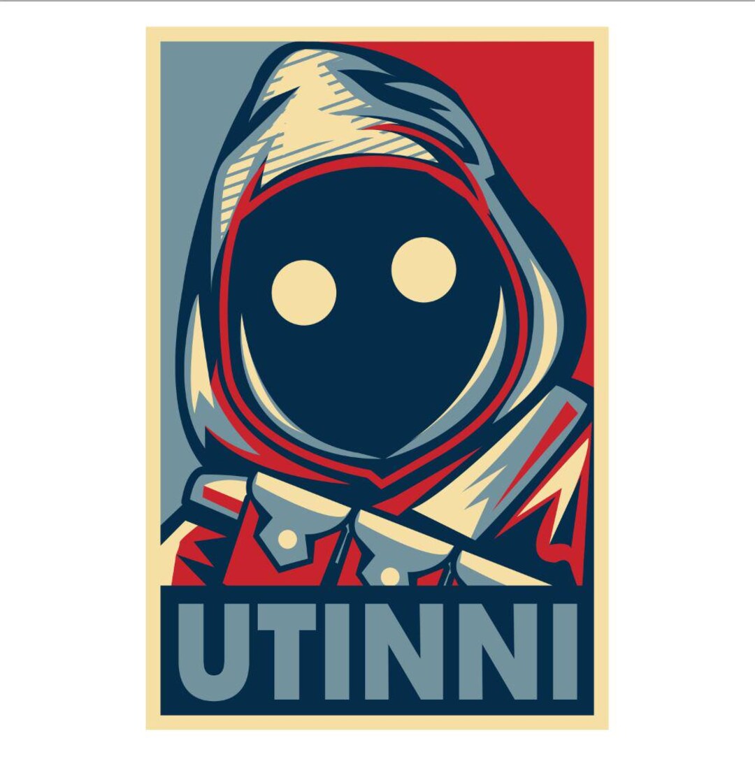 Jawa: Utinni UV Resistant Vinyl Sticker - Etsy
