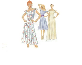 Vogue 8225 Sewing Pattern Retro 80s Pullover A-line Dress | Etsy