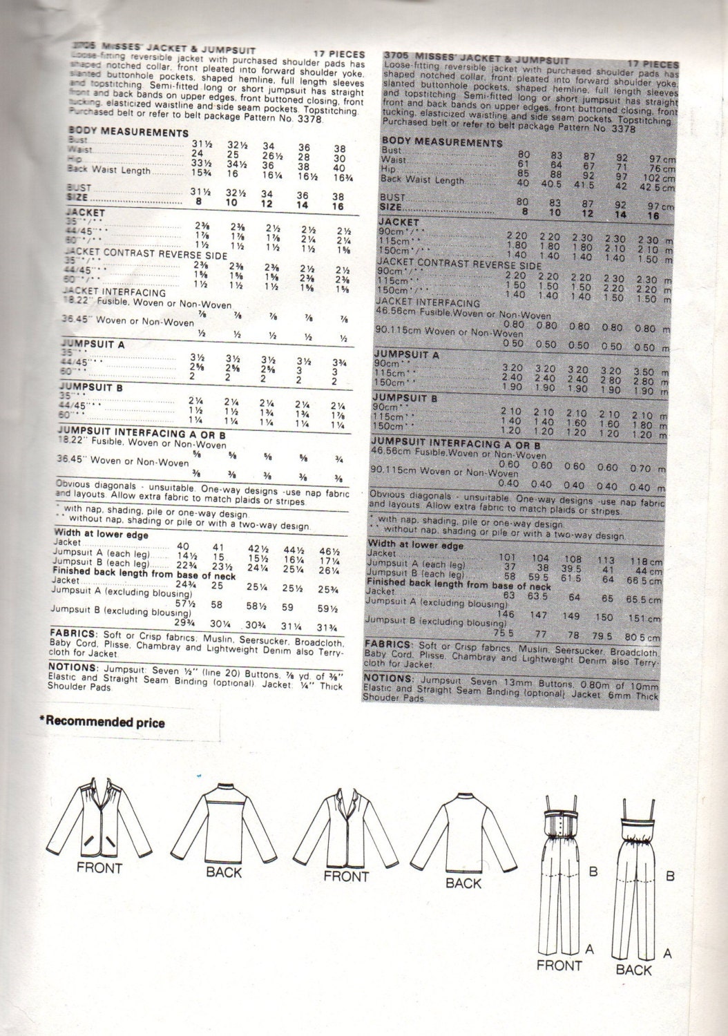 Retro Disco Style One Piece Jumpsuit Butterick 3705 Camisole Top ...