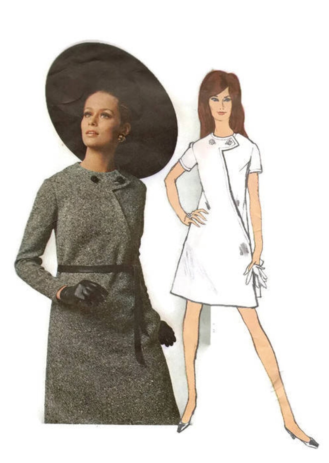 Vogue Americana 1830 Sewing Pattern Bill Blass 1960s Mad Men Style ...