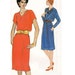 Vogue 8225 Sewing Pattern Retro 80s Pullover A-line Dress Draped Cowl ...