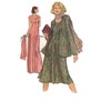 Vogue 8650 Sewing Pattern 80s Fashion Button Front Tie Waist Dress Wide ...