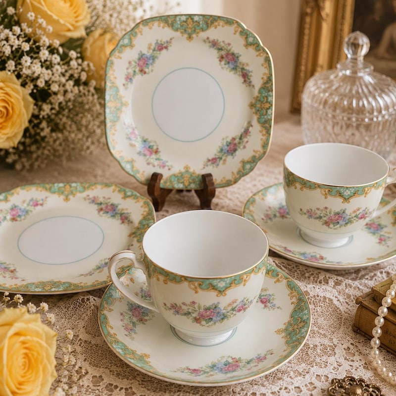 Noritake Tea Set Trio - Etsy