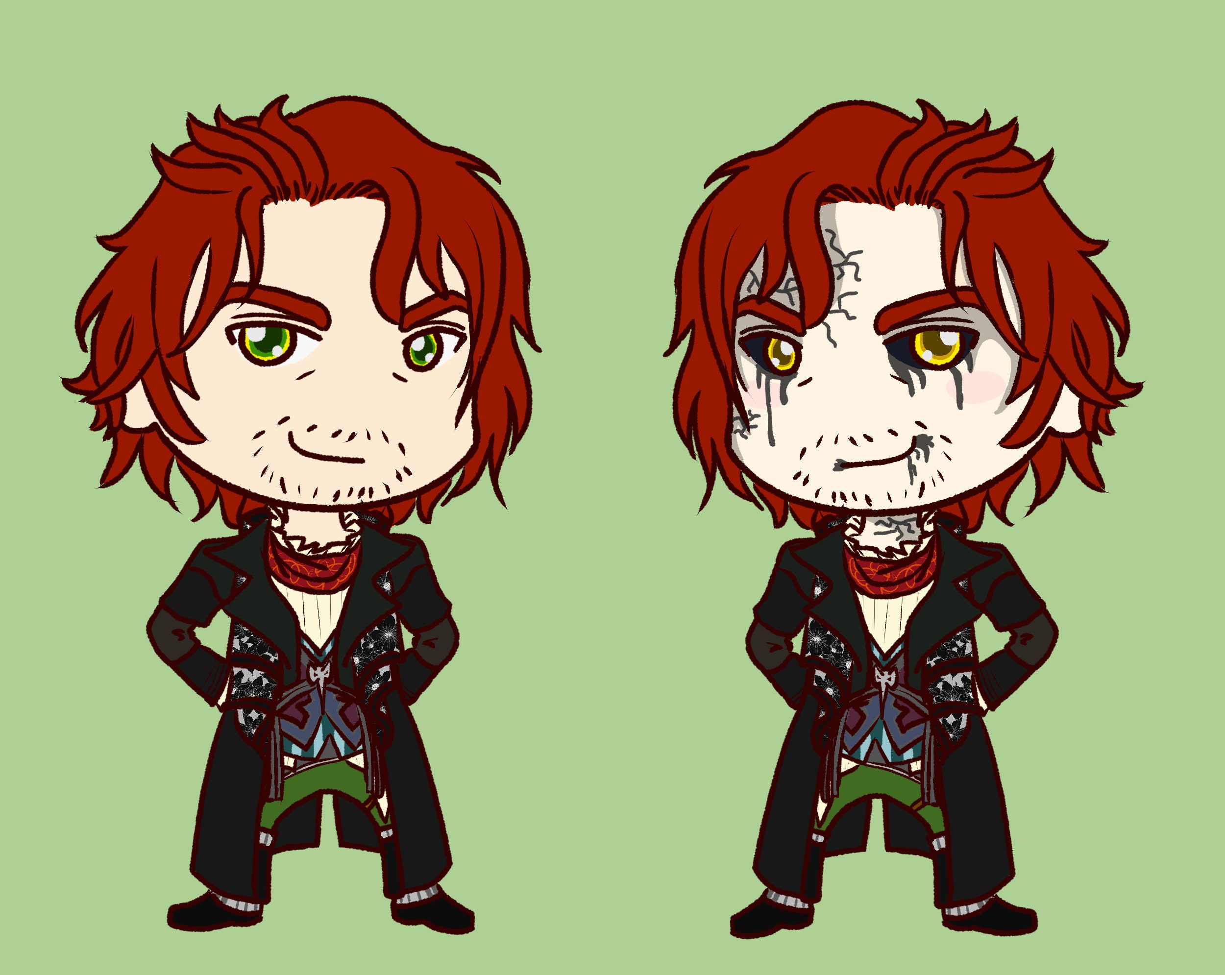 Final Fantasy XV / FFXV 2.5in Chibi Ardyn Keychain/Charm | Etsy