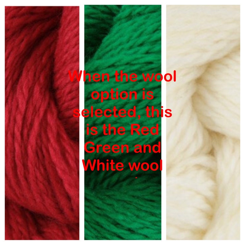 Personalized Handmade Knitted Christmas Stocking wool - Etsy