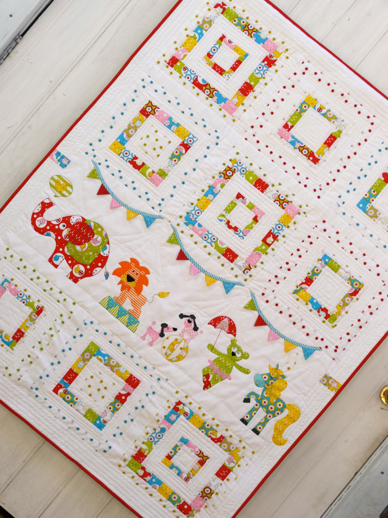 Animal Circus Applique Quilt Patterns. Instand Download PDF - Etsy ...