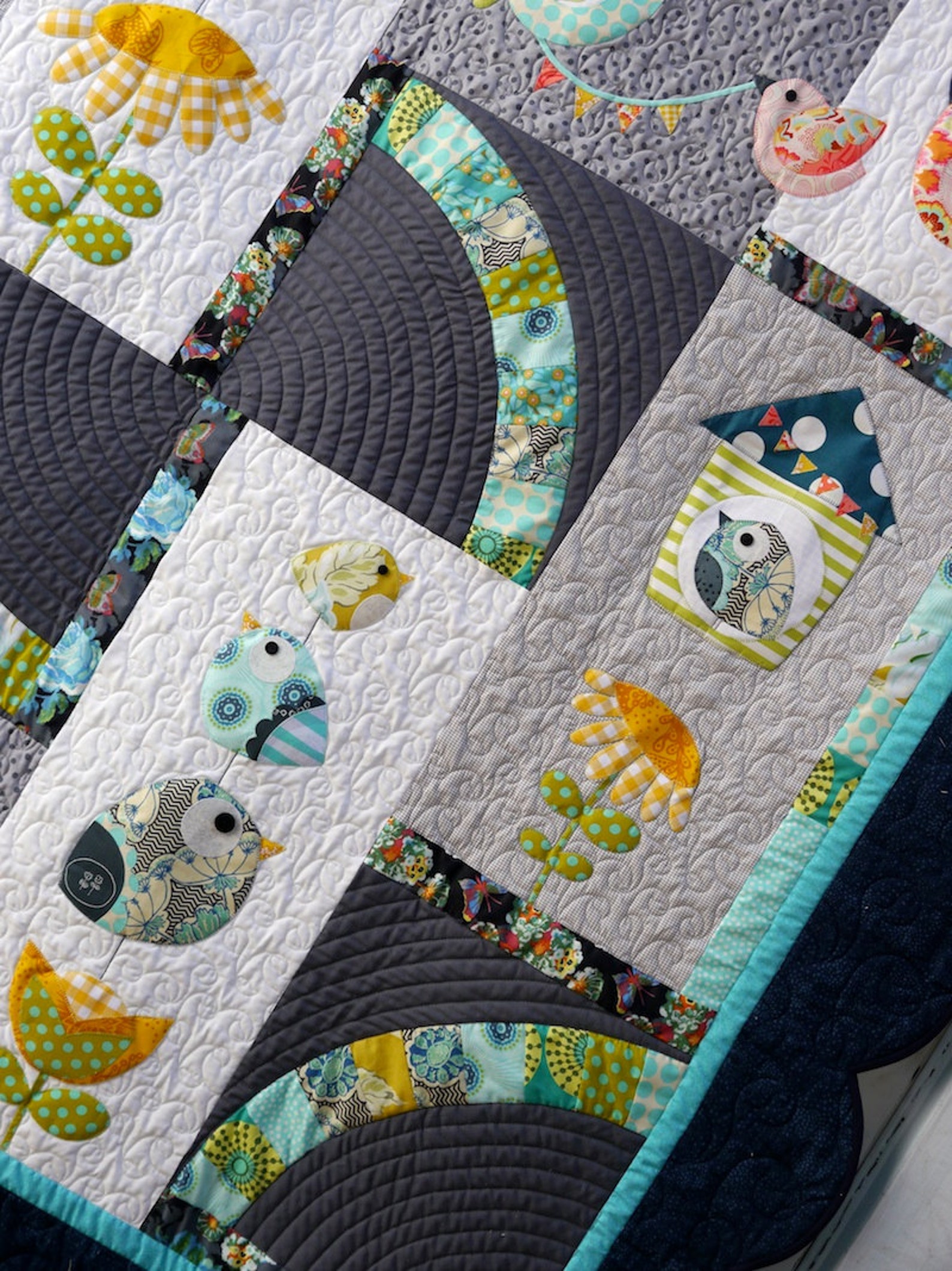 Birdsong Applique Quilt Pattern Instant Download - Etsy