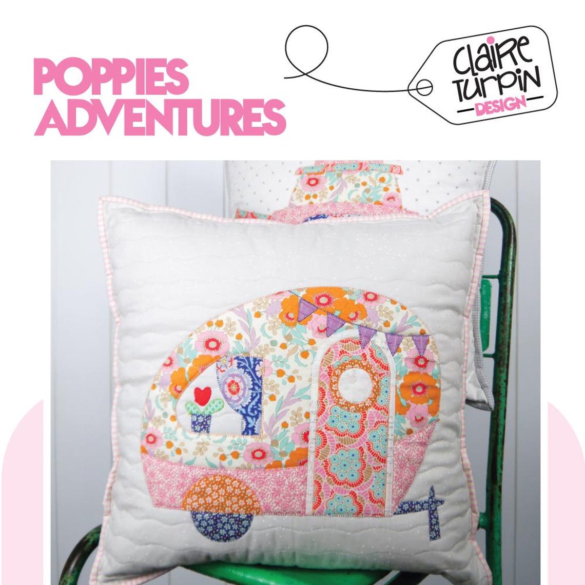 Poppies Adventures Applique Pattern - Etsy