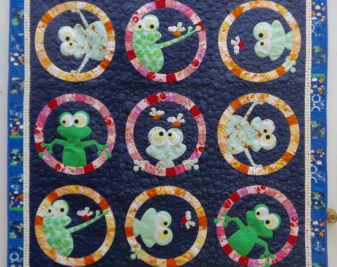 Frogface Applique PDF Pattern - Etsy