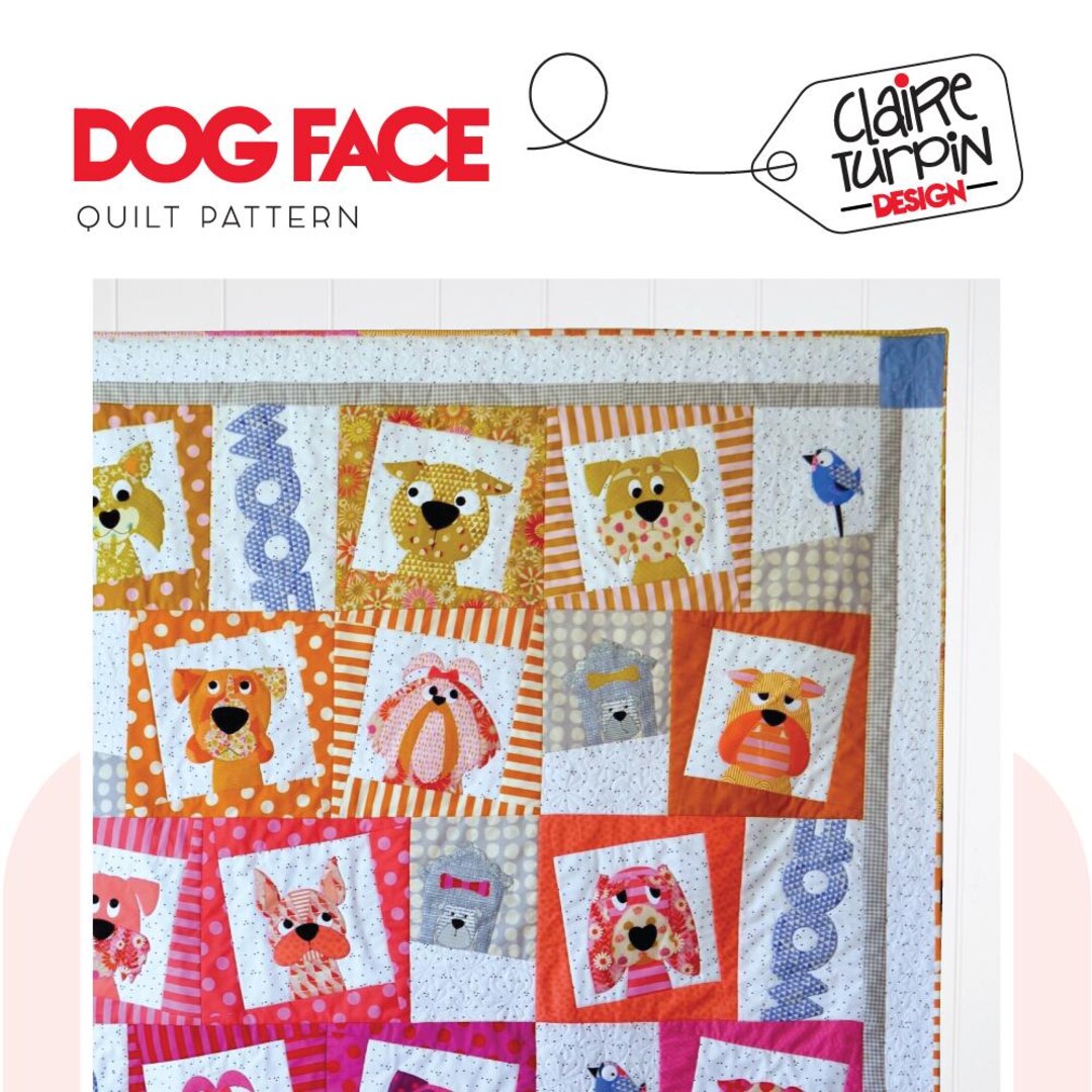 Dogface Applique Quilt Pattern - Etsy