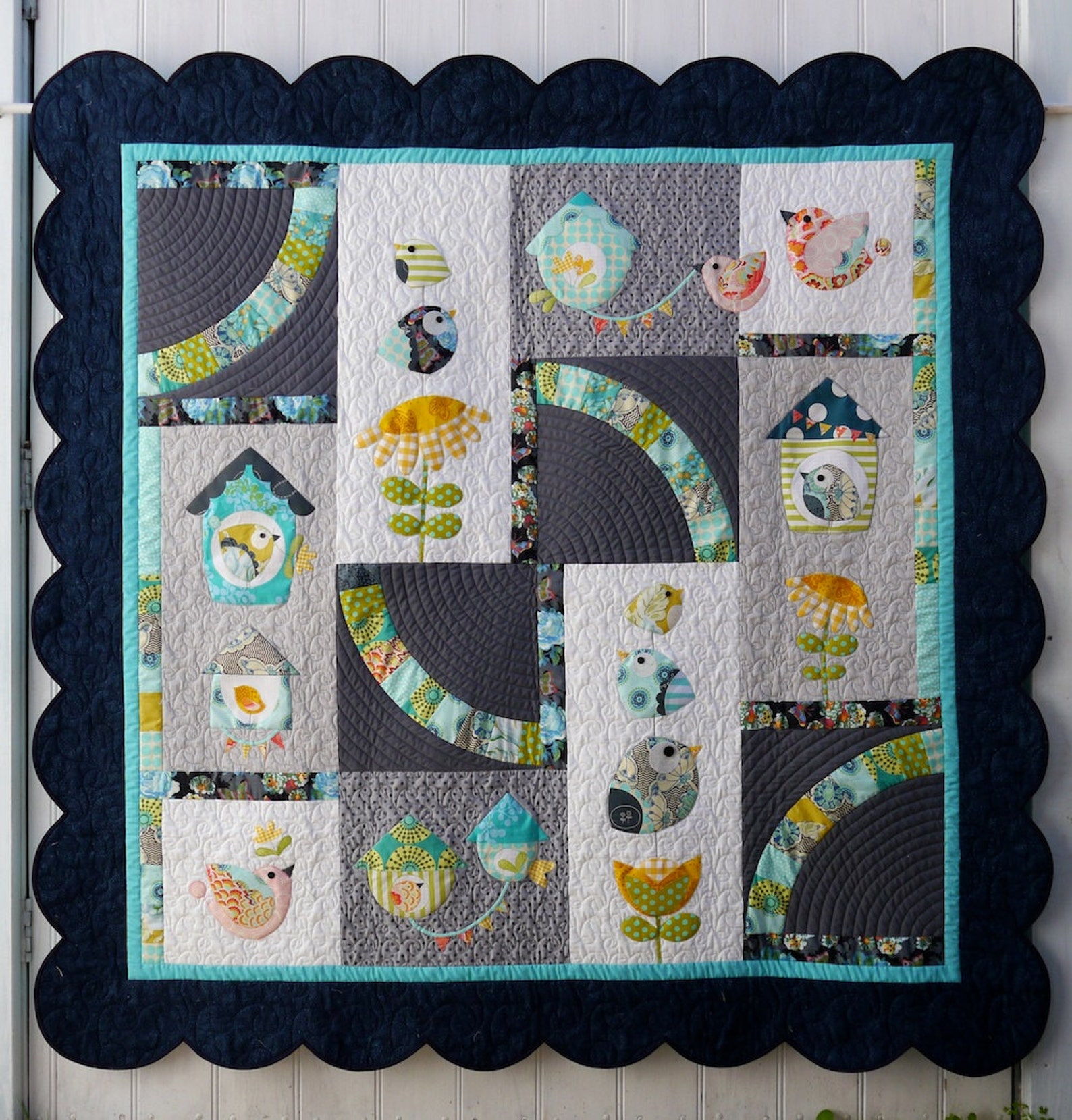 Birdsong Applique Quilt Pattern Instant Download - Etsy