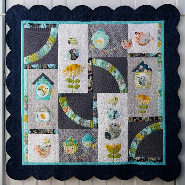 Bird Applique Pattern - Etsy